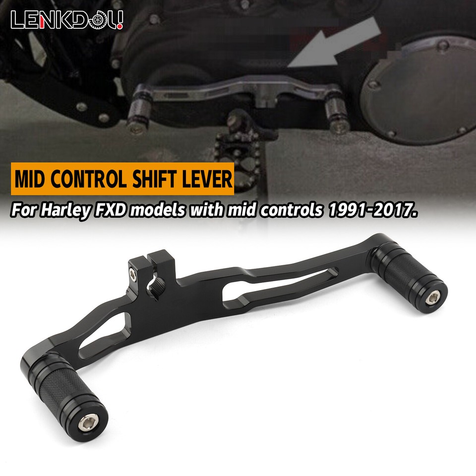 NEW Mid Control Heel Toe Shifter w/ Peg For Harley Dyna FXD Street Fat ...