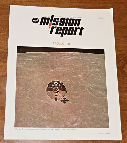 Vintage NASA Mission Report Apollo 10 Booklet June 17th 1969 | eBay
