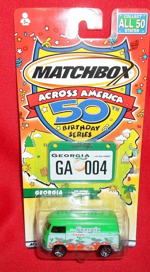 Matchbox Across America 50th Birthday Series Georgia GA VW Panel Van ...