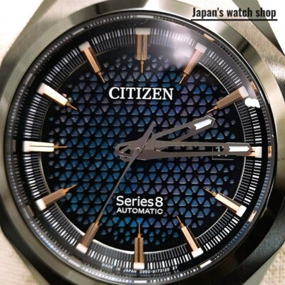CITIZEN Series 8 NA1015-81Z Black Mechanical 830 Automatic Men' Watch ...