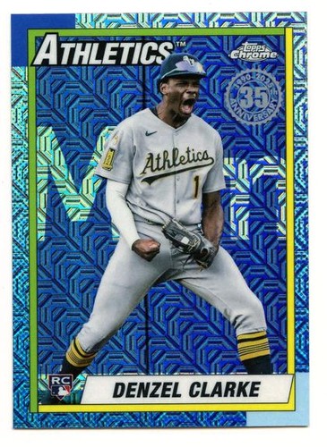 2025 Topps Chrome Update Silver Pack #U90C-9 Denzel Clarke RC Mojo ...
