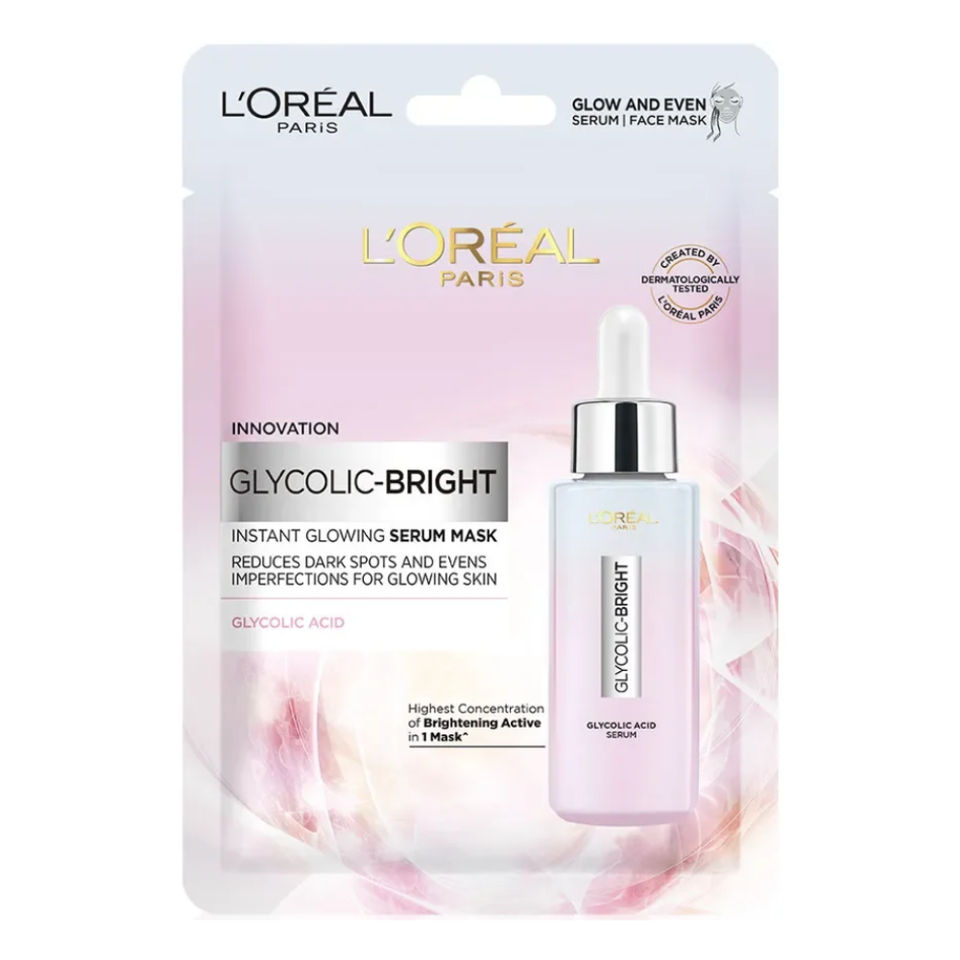 LOREAL Glycolic Bright Serum Melasyl Glow Anti-Dark Spots Post-Acne ...