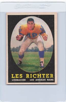 1958 Topps #105 Les Richter Rams EX/MT *DA-A7228 | eBay