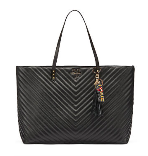 VICTORIA'S SECRET RUNWAY PATCH TASSEL LOVE KEYCHAIN NEW! | eBay