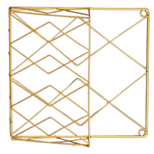 Wall Mounted Iron Books Organizer Rack Magazine Holder Book Supporter ...