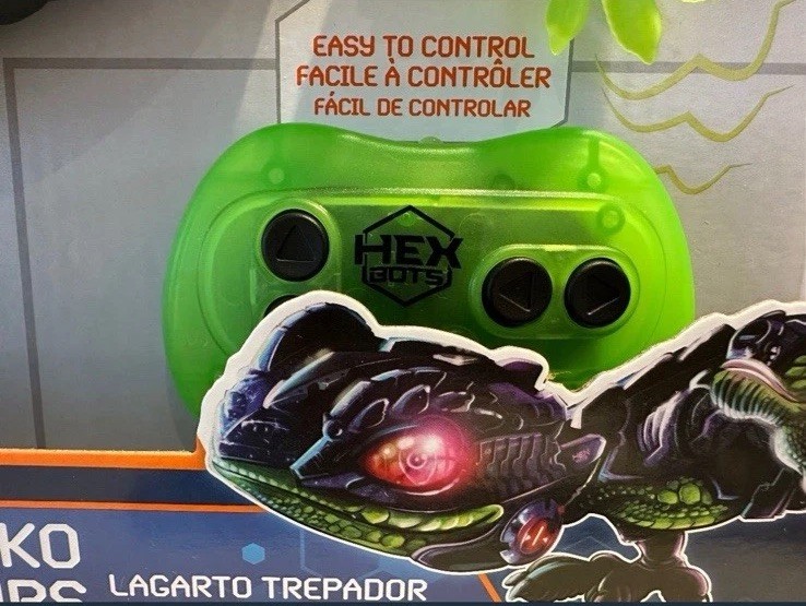 HEX BOTS Wall Crawler Gecko, Rechargeable Remote Control Robot Kids Toys | eBay UK