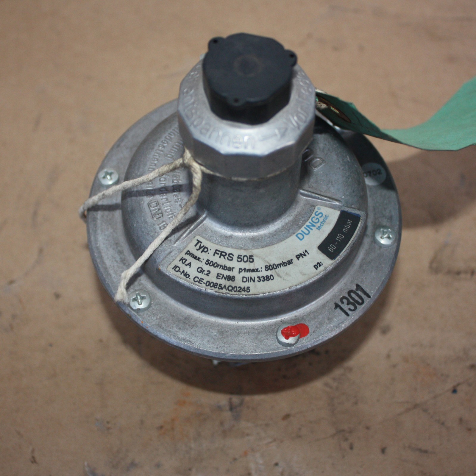 DUNGS technic FRS 505 GAS Pressure REGULATOR 60-110 mbar CE-0085AQ0245 ...