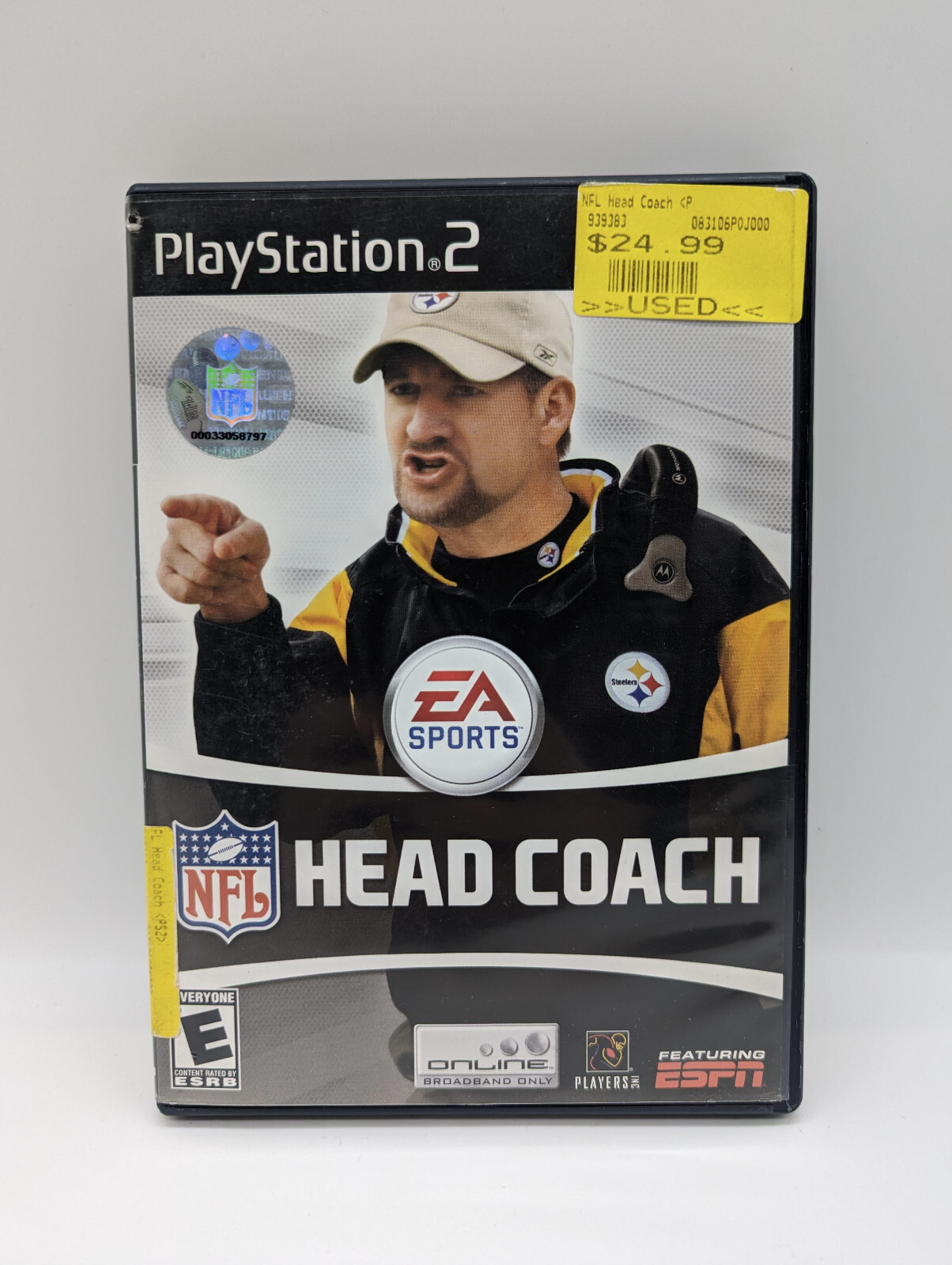 NFL Head Coach (Sony PlayStation 2, 2006) PS2 GOOD W/MANUAL! MAIL ...