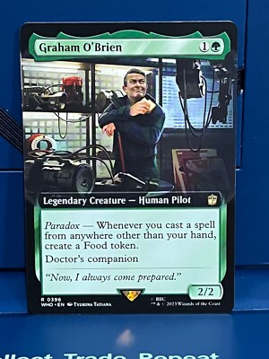 MTG Dr. Who Graham O'Brien Extended Art Rare NM/M WHO | eBay
