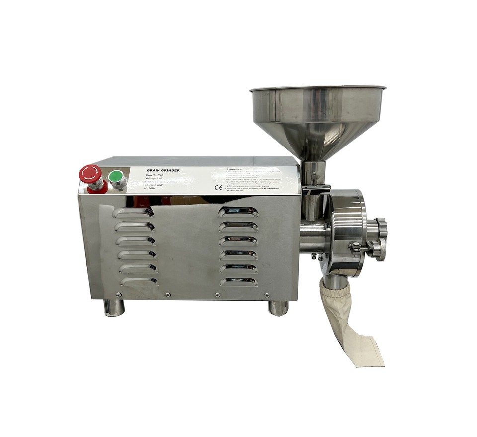 Stainless Hammer Mill Equipment Grain Grinder Pulverizer Powder ...
