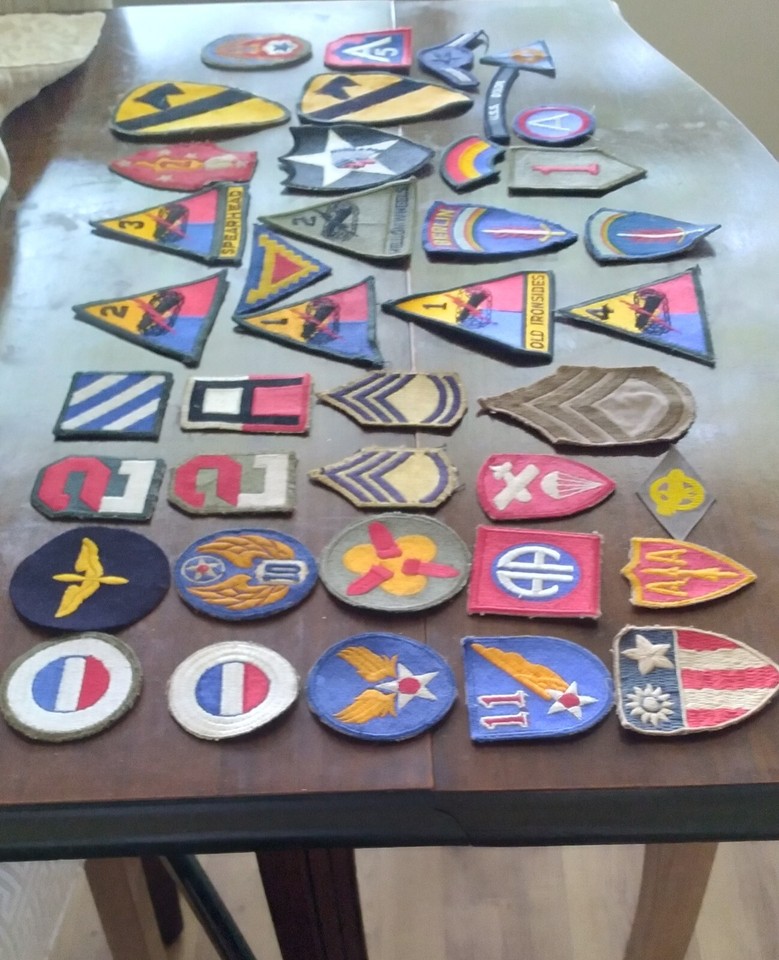 Vintage Genuine Military Patch Collection (40 Patches) | eBay