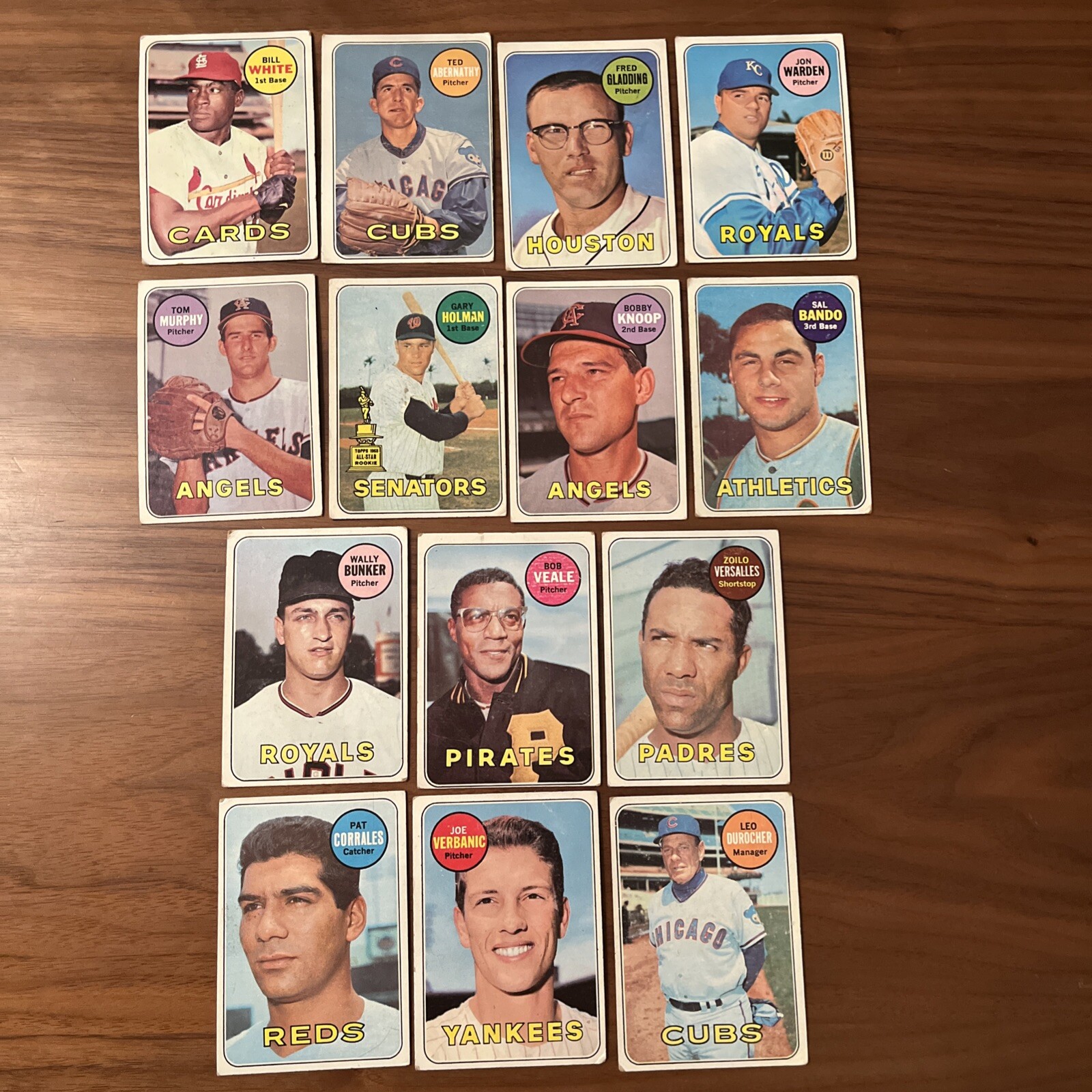 Lot Of 14 1969 TOPPS Baseball Cards | eBay