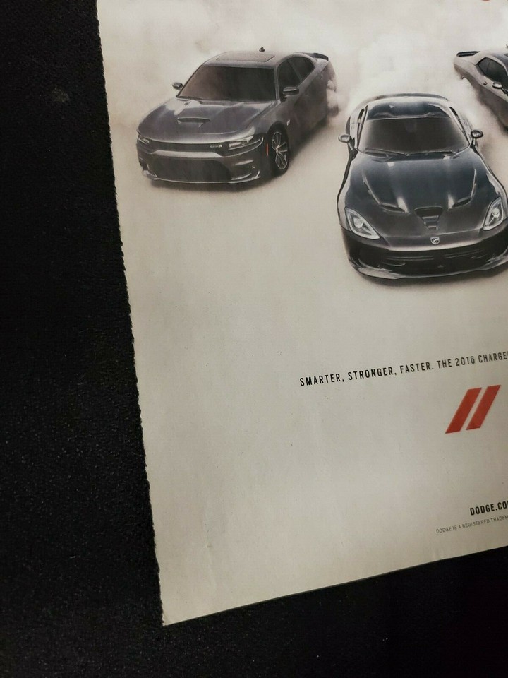 2016 Dodge Challenger Charger Viper scat pack 2017 2015 muscle magazine ...