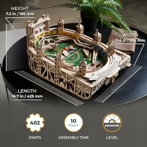 Harry Potter Quidditch Pinball Machine Wooden Models Gift From Japan ...