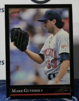 1992 LEAF BLACK/GOLD MARK GUTHRIE # 263 MINNESOTA TWINS BASEBALL | eBay