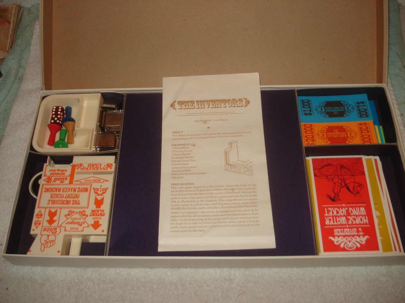 Vintage 1974 The Inventors Board Game 100% Complete | eBay