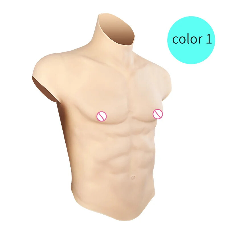 Strong Male Mannequin Body Abdominal Cloth Coat Props Cosplay Pectoral ...