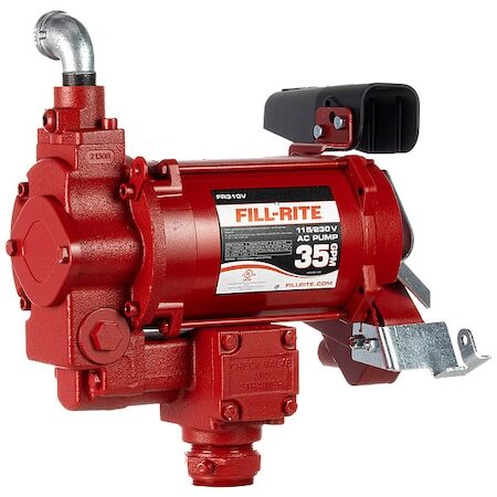 Fill-Rite Fr310vn Fuel Transfer Pump, 115/230V Ac, 30 Gpm Max. Flow ...