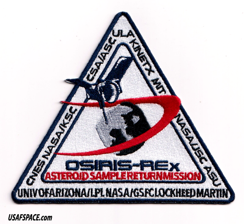 OSIRIS-REX-ASTEROID SAMPLE RETURN MISSION-CNES-NASA-ULA-SPACE Mission PATCH | eBay UK