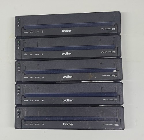 Lot of 5 x Brother PocketJet 7 PJ763 PJ-763 Thermal Printers - For ...