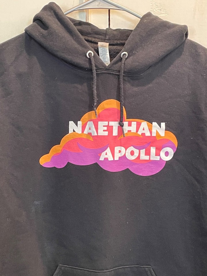 Naethan Apollo Merch Hoodie Medium Black | eBay