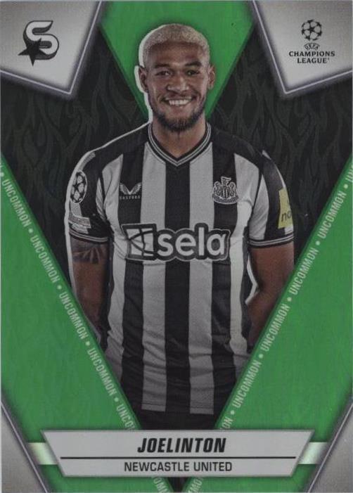 2023-24 Topps Uefa Club Competitions Superstars - Joelinton #103 Green ...
