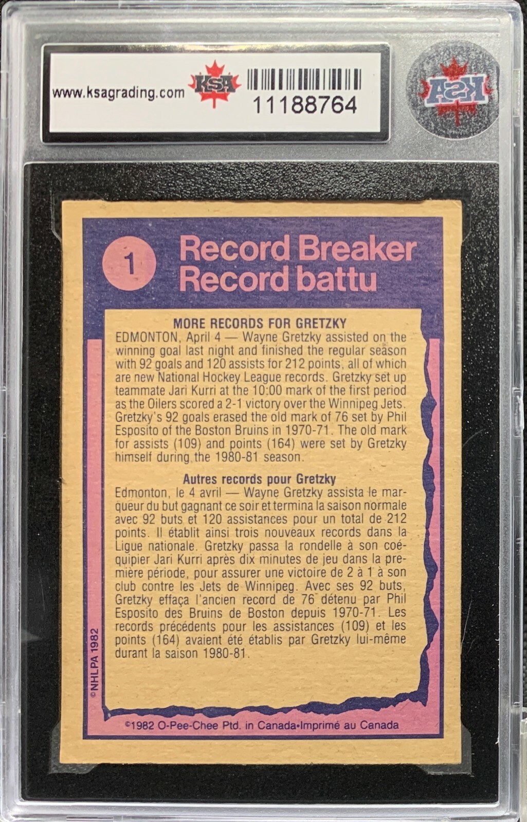 1982-83+O-Pee-Chee+-+%231+Wayne+Gretzky for sale online | eBay