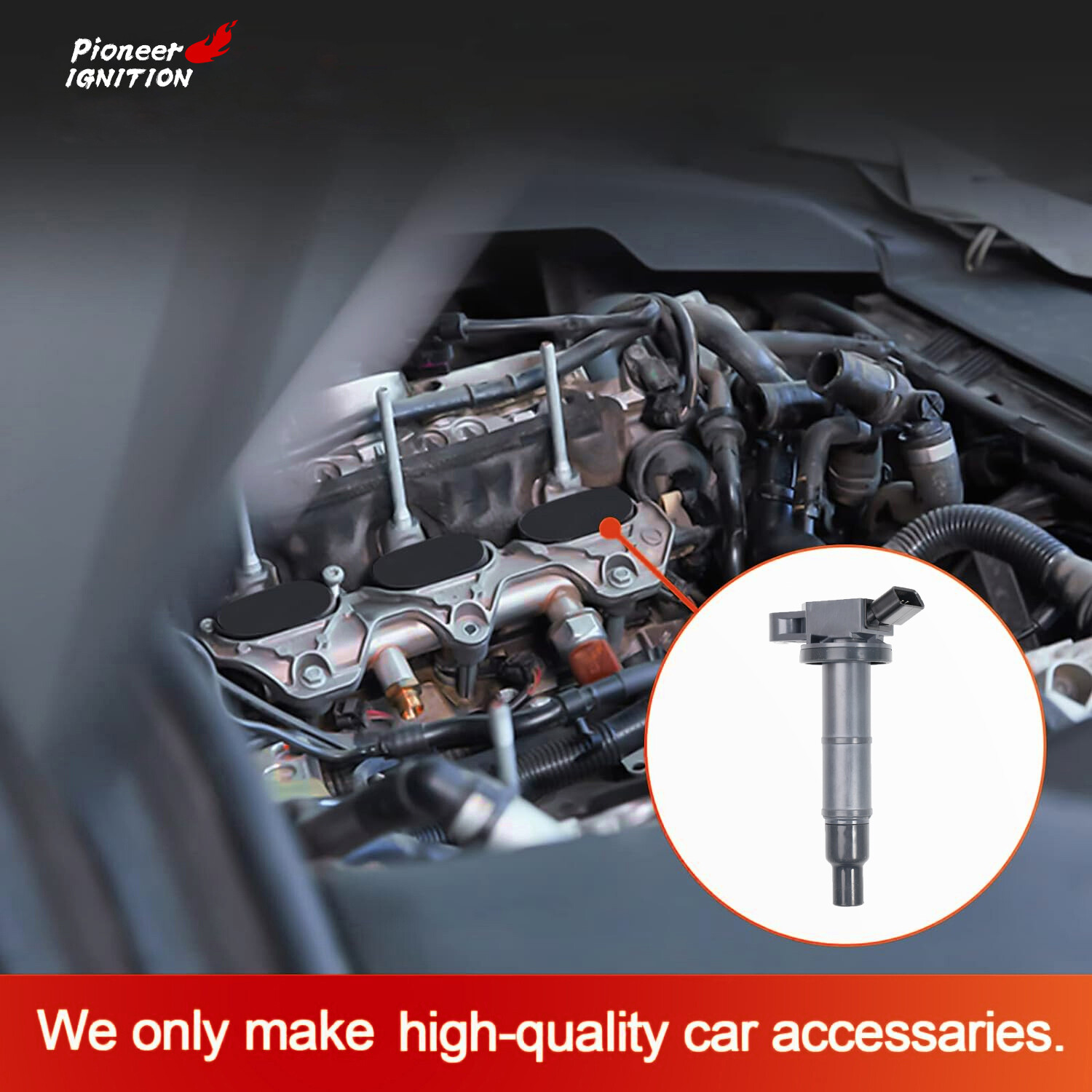 UF333 4X Ignition Coil Pack For Toyota Camry RAV4 Highlander Solara ...