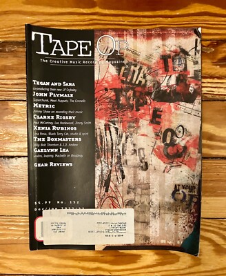 Tape Op Magazine Dec/Jan 2022/23 Tegan & Sara, Metric, John Plymale ...
