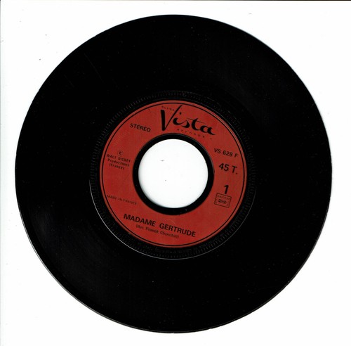 MADAME GERTRUDE - MINNIE'S YOO HOO ! Disque 45T 7" Walt Disney VISTA ...