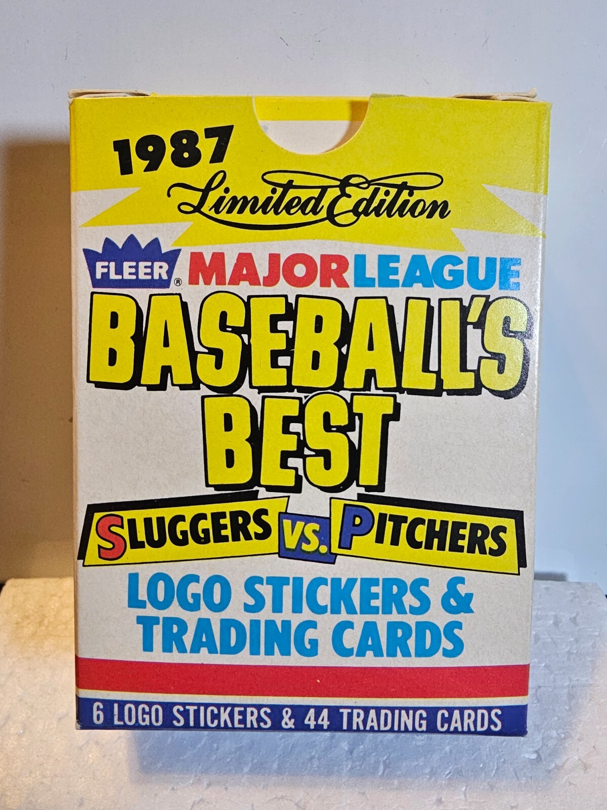 1987 Fleer Limited Edition Baseball's Best Sluggers vs Complete Card ...
