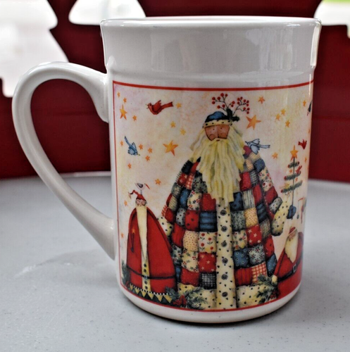 VTG 2005 HOLIDAY HOME Santa Collection Oversized Ceramic Mug Design by ...