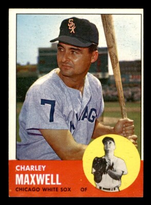 1963 Topps Baseball #86 Charley Maxwell EX/MT *f2 | eBay