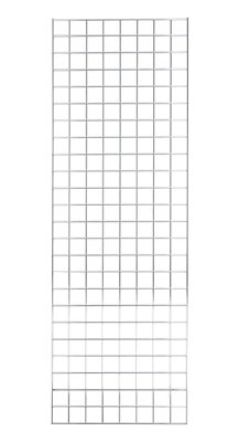 Set 4 Gridwall Panels 2' x 6' Grid Wall Display Chrome Panel Steel 9 ...