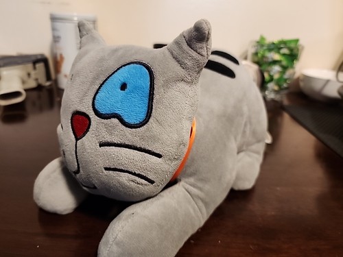 Caillou Gilbert Cat Apprx 10-12 Inch Plush Animal Cartoon Character Toy ...