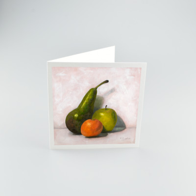 Fruit Still Life - Square High Quality 312gsm Blank Greetings Cards | eBay