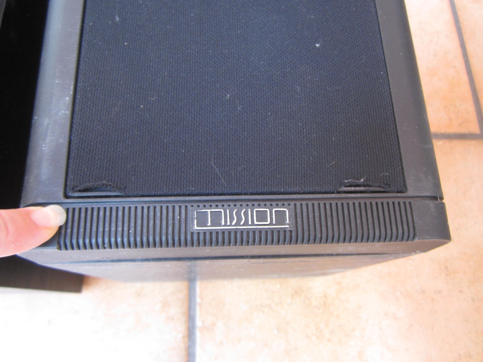 VNTG PAIR MISSION 761i Black Bookshelf Home Theater Speakers - BOTH ...