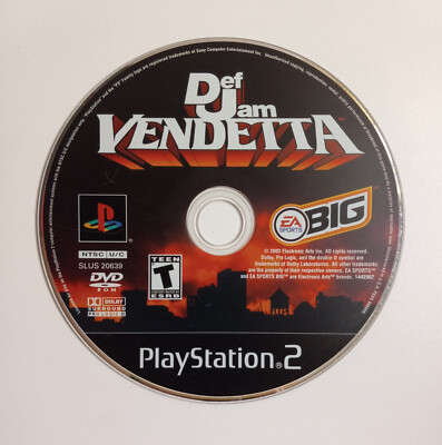 Def Jam Vendetta (PlayStation 2, PS2 - 2003) DISC ONLY Professionally ...