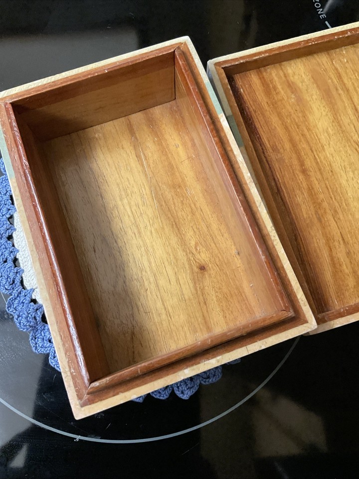 Decorative Inlaid Tile Earth Tone Southwestern Look Jewelry /Decor ...