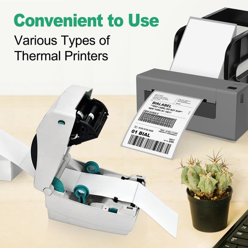 4 Stacks 4" x 6" Thermal Labels, 2000 Pcs Thermal Label Printer Paper ...