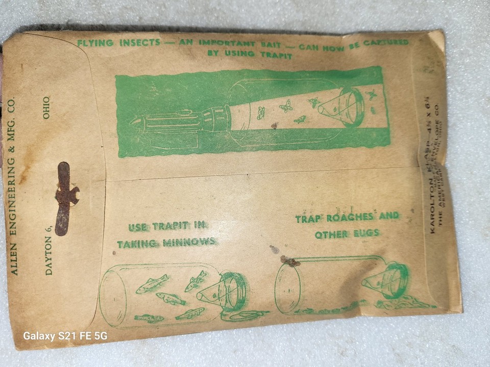 Allen Engineering Trap It Bug Minnow Trap Kit for Fishing | eBay