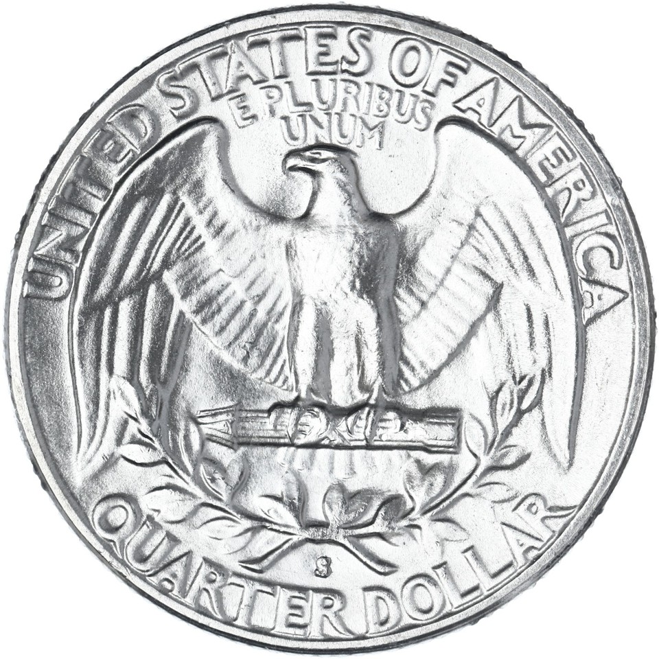 1954 S Washington Quarter 90% Silver Choice BU US Coin See Pics R887 | eBay