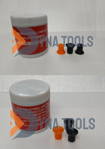 2x CARBORUNDUM Silicium Carbure Valve Lapping Compound 400g COARSE ...
