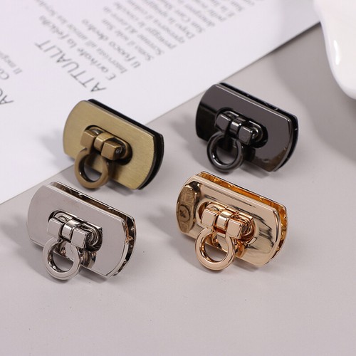 1pc Metal Tiny Bag Clasp Turn Lock Twist Lock Clasp For Leather Craft ...