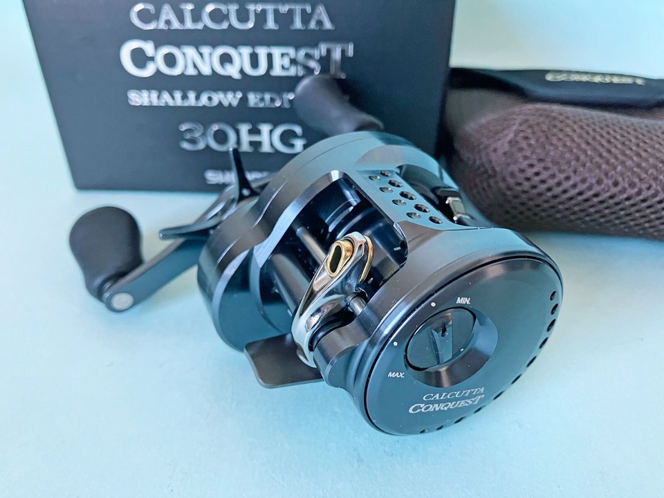 Shimano 24 Calcutta Conquest Shallow Edition 30HG Right Baitcasting New ...