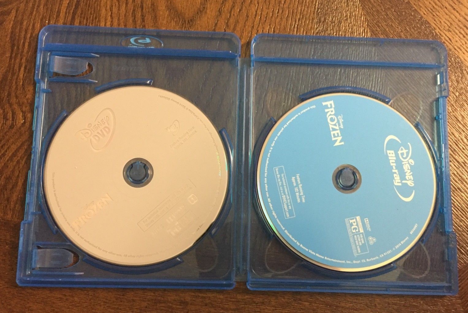 Frozen Blu Ray Disc