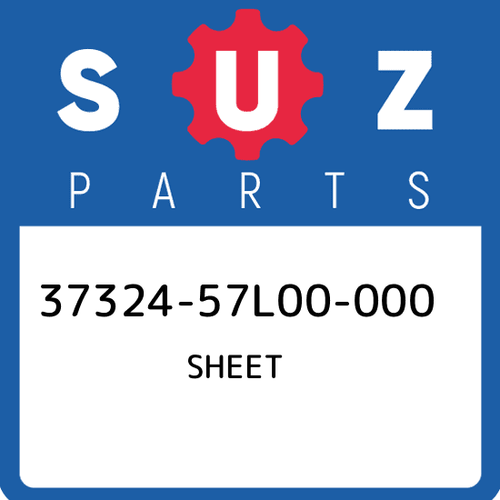 37324-57L00-000 Suzuki Sheet 3732457L00000, New Genuine OEM Part | eBay