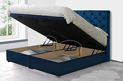 Ottoman Storage Mechanism Bed Lift Up bed hinge & Gas Struts Divan ...