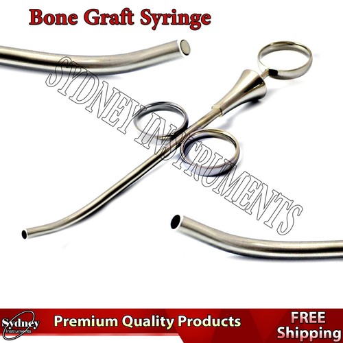 Bone Graft Syringe Curved Implant Maxillary Grafting Syringes Lab | eBay