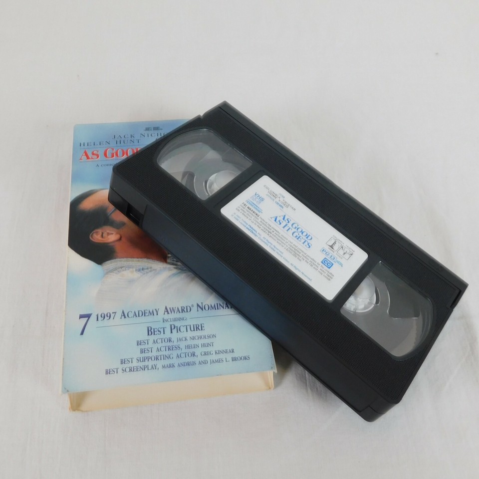 As Good as It Gets VHS 1998 Jack Nicholson Helen Hunt Greg Kinnear Cuba ...